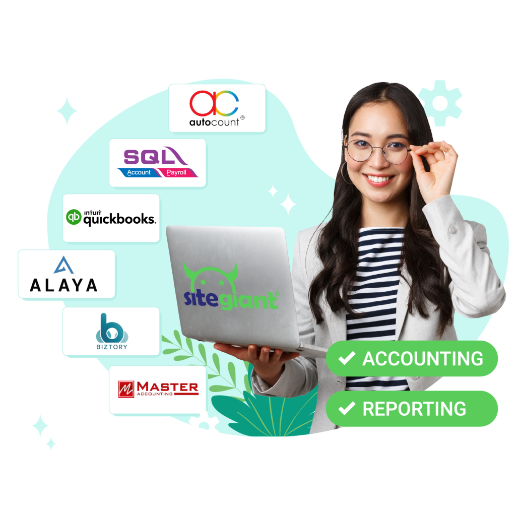 SITEGIANT SYNC MODULE – Master Accounting Software